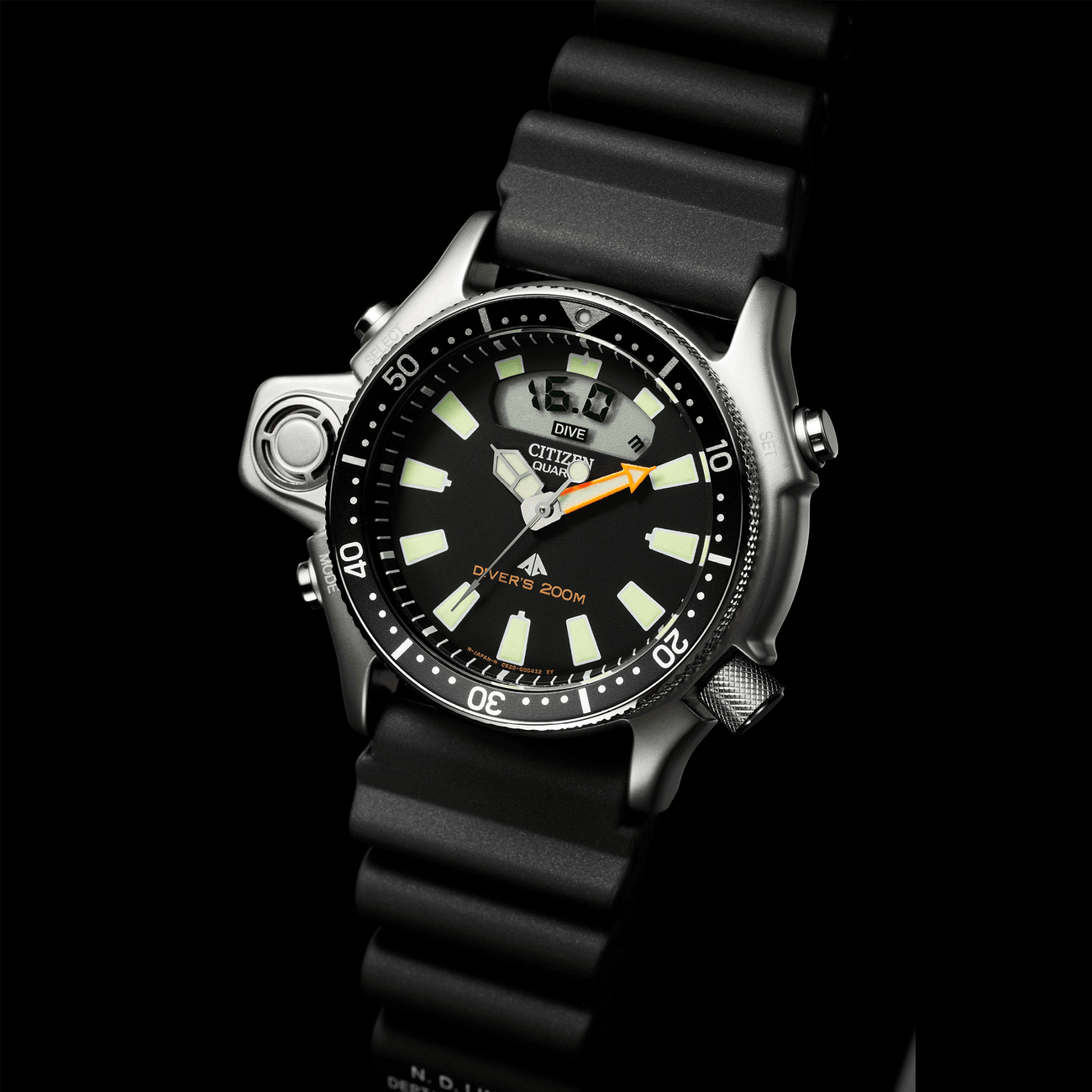 Citizen Promaster Men's 51mm Stainless Steel Analogue Digital Watch ...