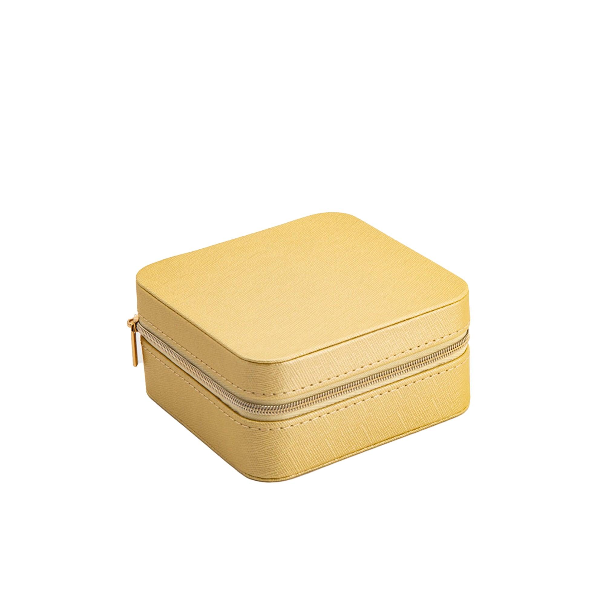 Gold Zip Travel Case