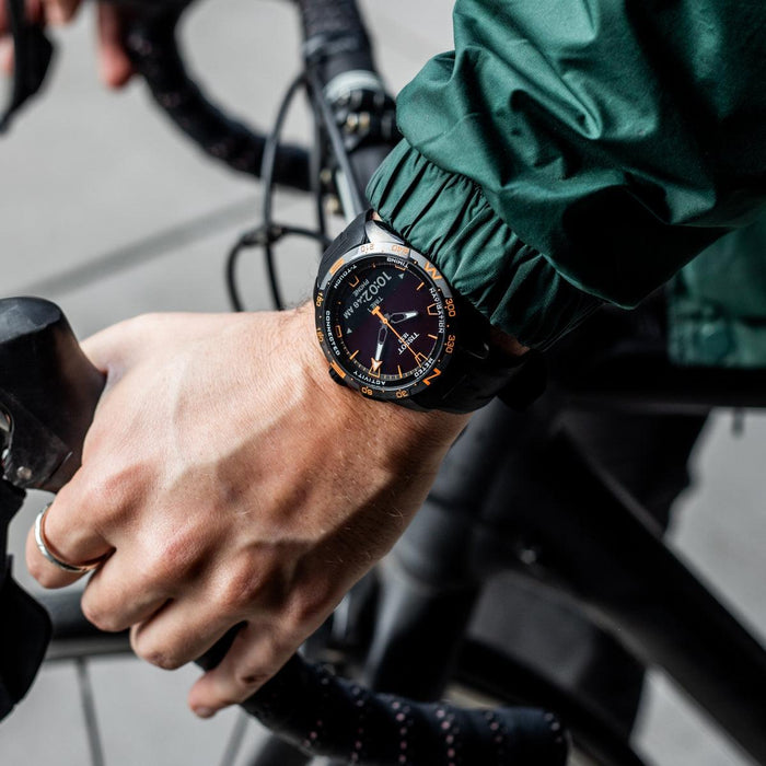 Tissot T-Sport Men's 47.50mm Black Titanium Solar Watch T121.420.47.051.04